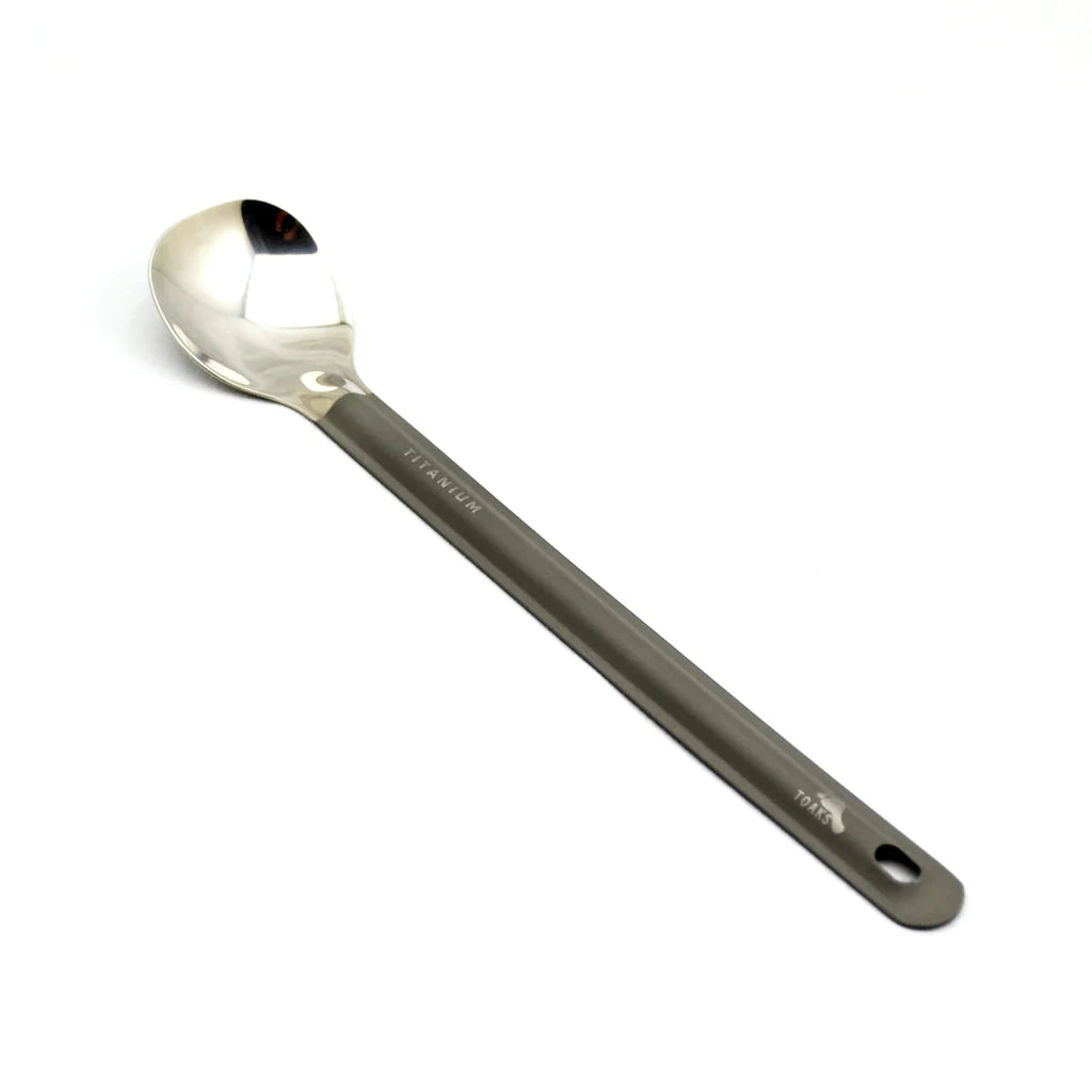 TOAKS LONG HANDLE SPOON /POLISHED BOWL – outdoor gear essentials